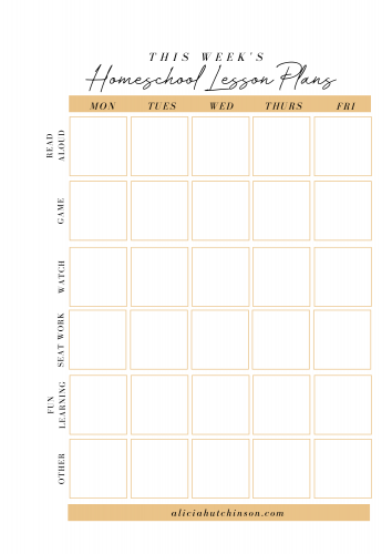 How to Make Easy Homeschool Lesson Plans in a Challenging Time - Living ...