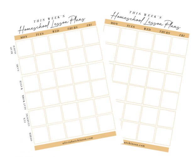 How to Make Easy Homeschool Lesson Plans in a Challenging Time - Living ...