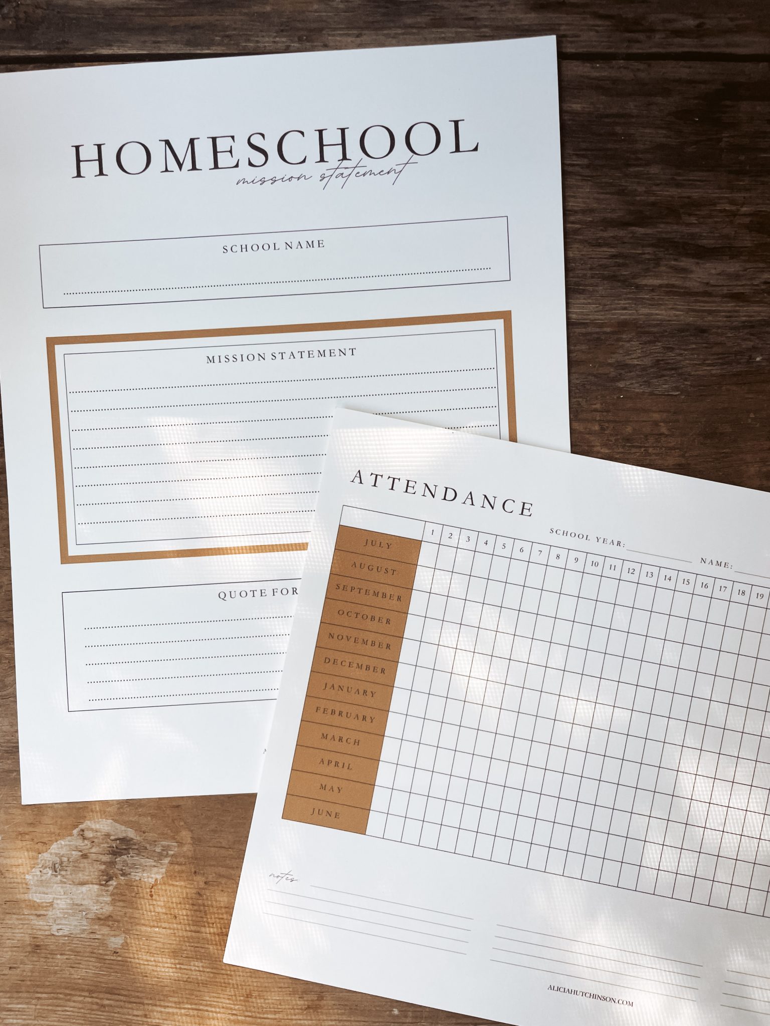 How to Create a Simple Homeschool Planner - Living Well + Learning Well